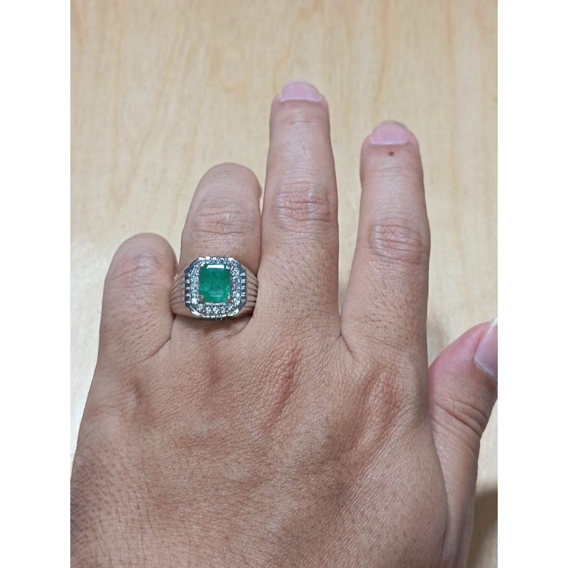 Jual BERSERTIFIKAT LAB BATU EMERALD BERYL " PERMATA ZAMBRUD" ASLI ...