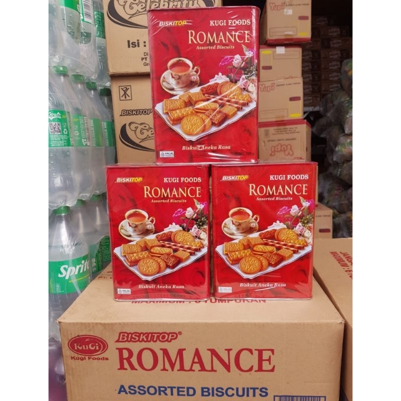Jual Biskitop Kugi Romance Assorted Biskuit Aneka Rasa 700gram | Shopee ...