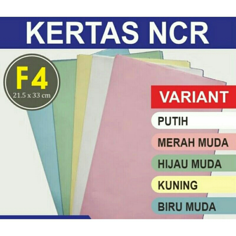 Jual Kertas Nota NCR Multi Copy - Middle Sheet (ecer) | Shopee Indonesia