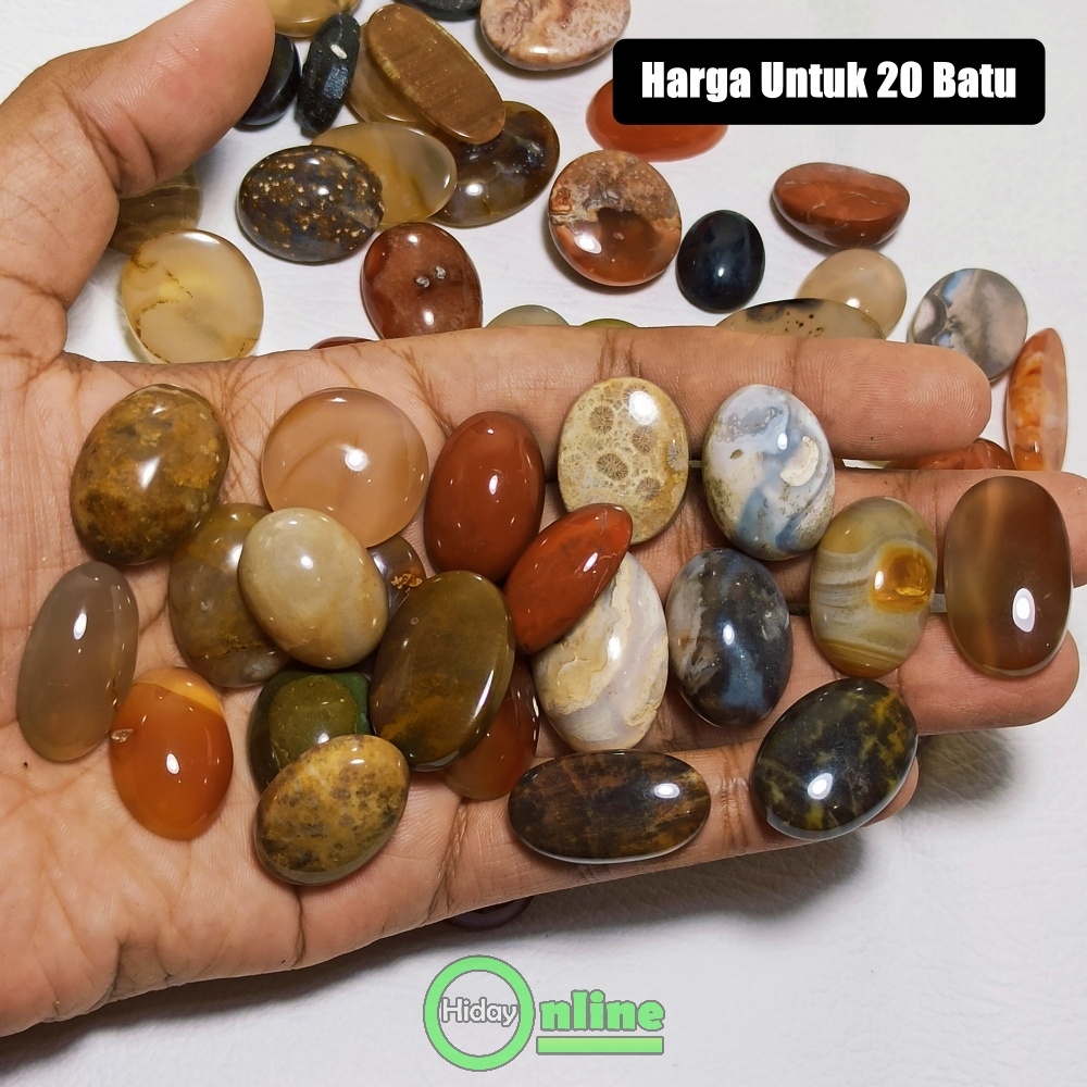 Jual PAKET 20 BATU AKIK NATURAL CAMPUR SUKABUMI PACITAN MURAH | Shopee ...