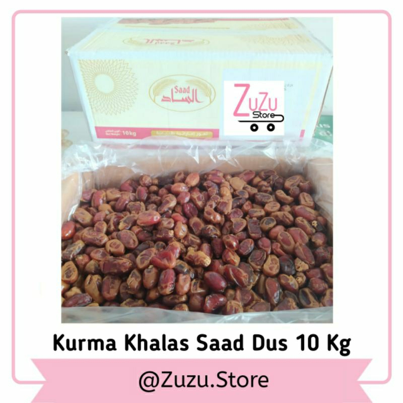 Jual Kurma Khalas Saad 10 kg Exp 2026 | Shopee Indonesia