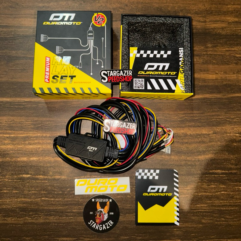 Jual Relay Set Duromoto V2 Terbaru Lampu Tembak Foglamp Rellay Set ...