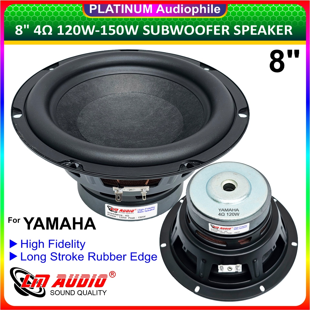 Jual Speaker 8 inch Subwoofer 150W 4 ohm For DIY YAMAHA 8" Hifi Woofer Speker LM-8018 | Shopee ...