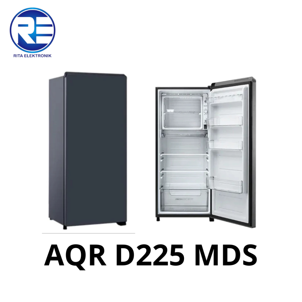 Jual Kulkas Satu Pintu AQUA 180L AQR-D225 MDS/MSG/MSB | Shopee Indonesia