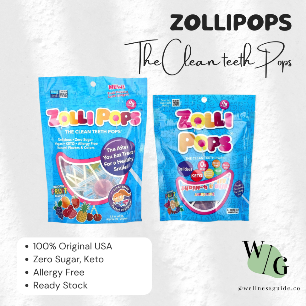 Jual ZOLLIPOPS THE CLEAN TEETH POPS FRUIT FLAVORS 23-25 POPS | PERMEN ...