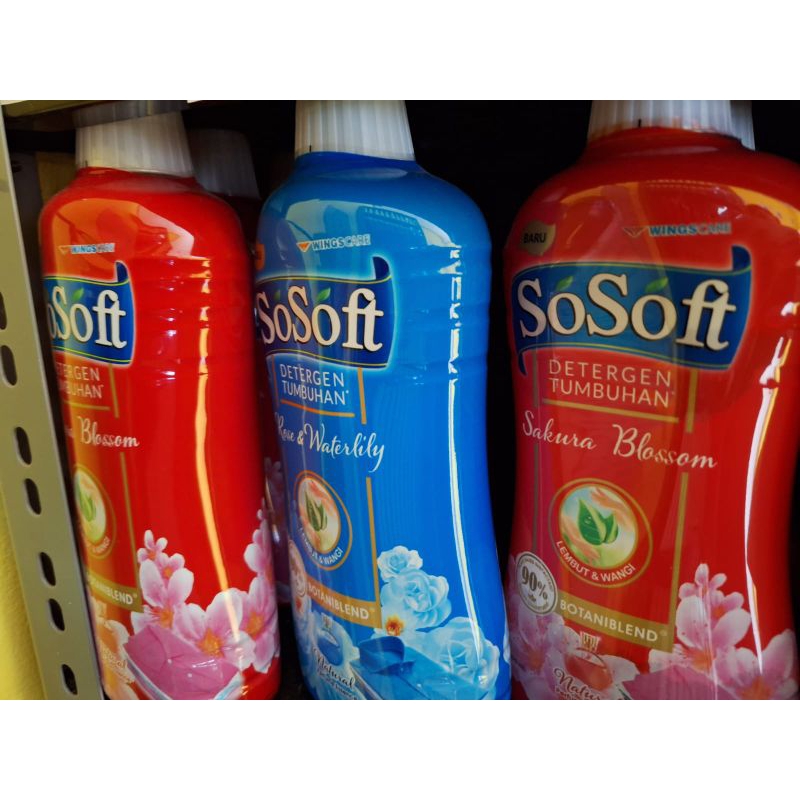 Jual Sosoft Detergen Tumbuhan Cair 700ml So Soft Kemasan Botol | Shopee ...