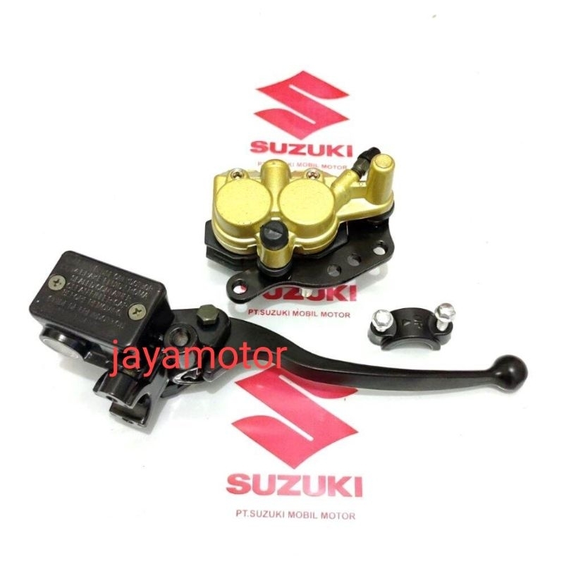 Jual kaliper depan+master rem set Suzuki smash 110,smash new,Shogun 110,Shogun kebo,Shogun 125 r ...