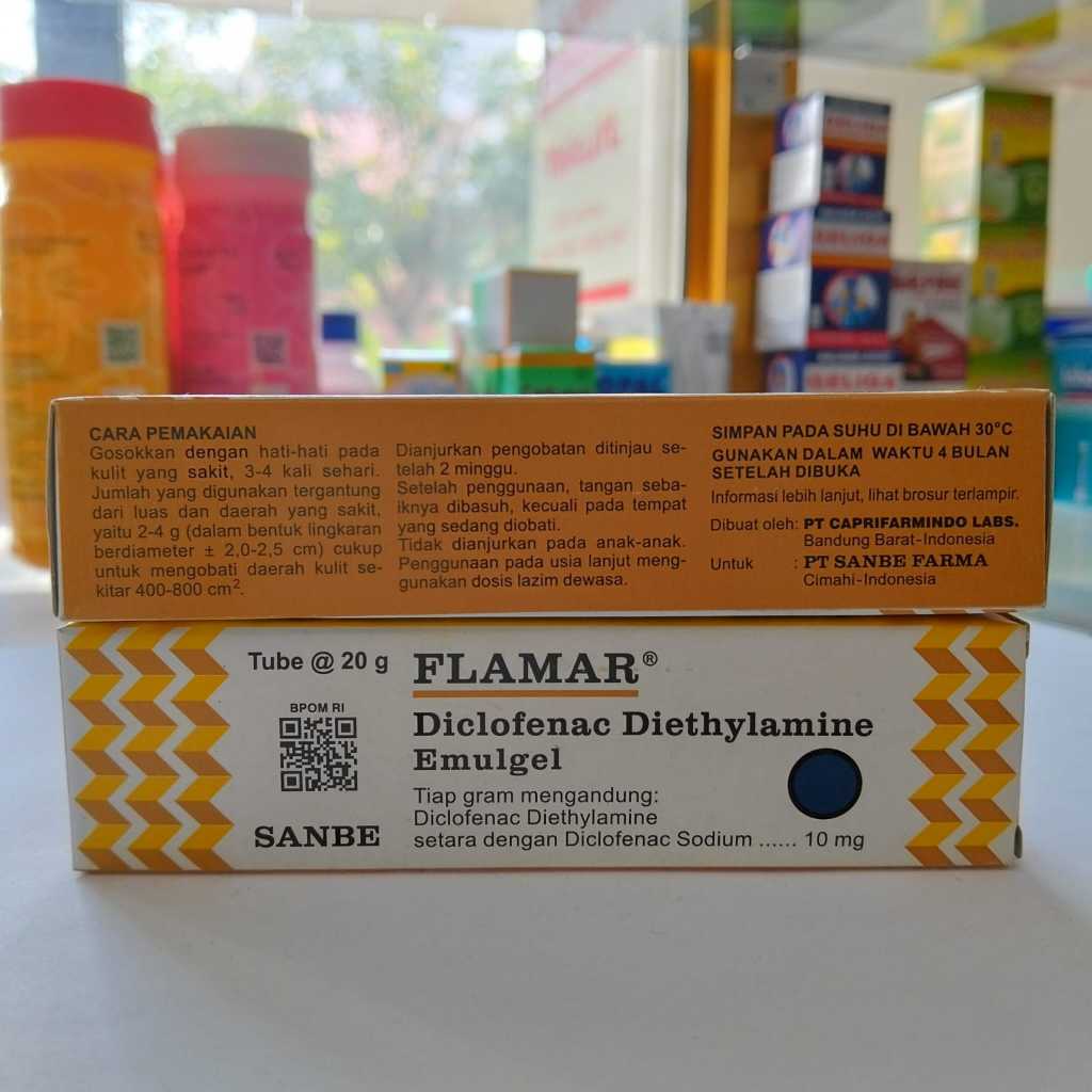 Jual Flamar 10 mg/g Gel 20 g Salep Pereda Nyeri | Shopee Indonesia