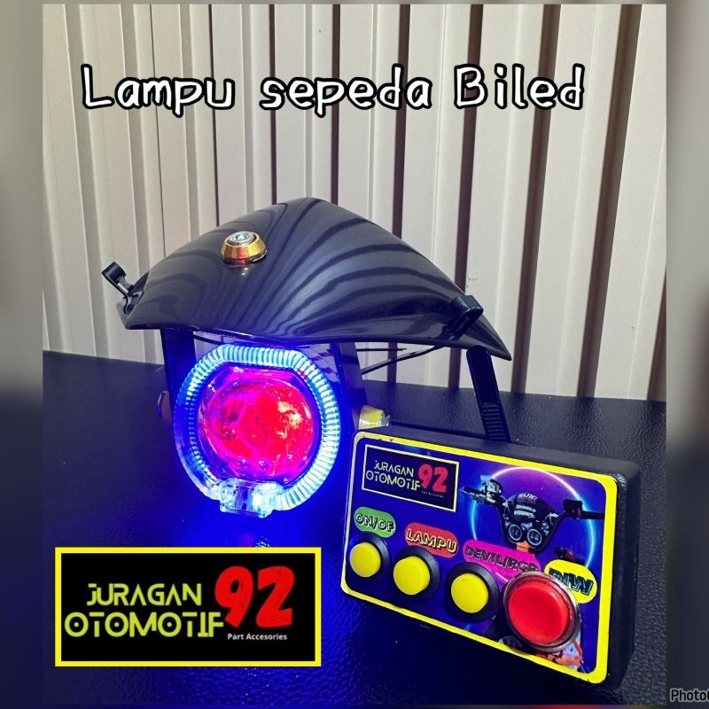 Jual lampu depan sepeda biled proji variasi | Shopee Indonesia