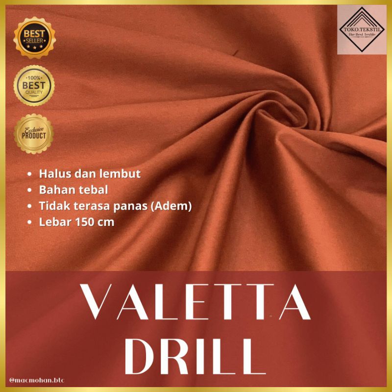 Jual KAIN AMERICAN DRILL / KAIN SERAGAM SEKOLAH / KAIN DRILL NAGATA JAPAN VALETTA BEST GRADE ...