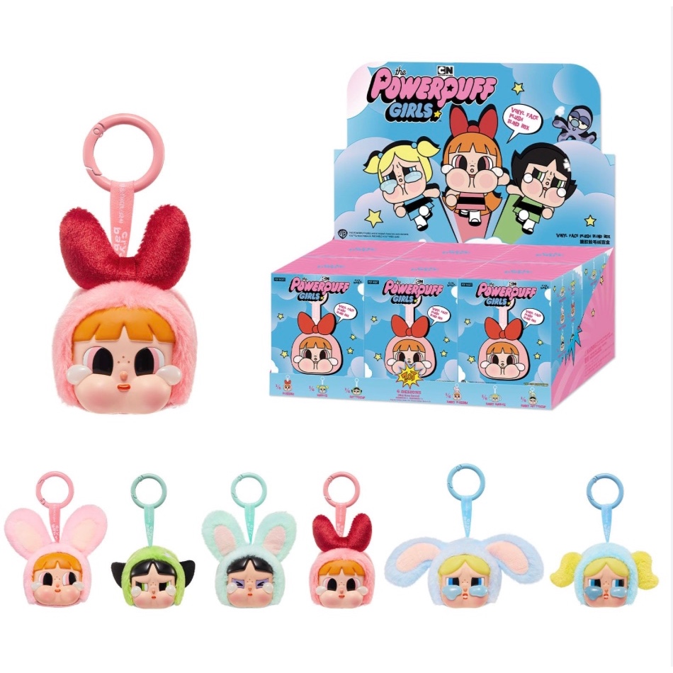 Jual POP MART CRYBABY POWERPUFF GIRLS - VINYL FACE PLUSH Figures Blind ...