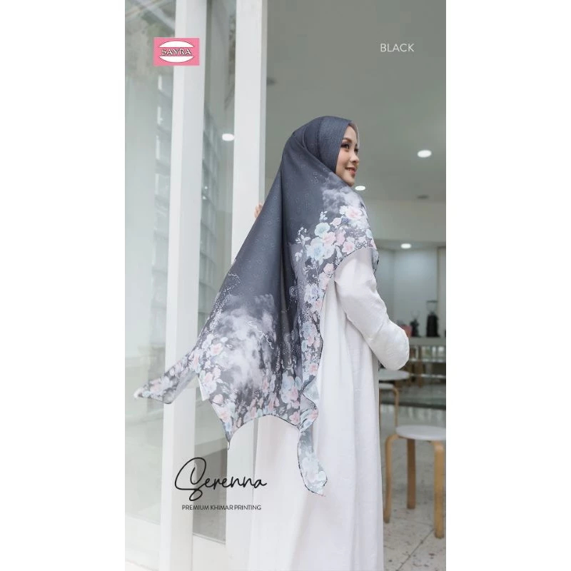 Jual Khimar Printing Jilbab Syari Instan Sayra Premium Serenna Exslusive Lebaran Raya Motif ...