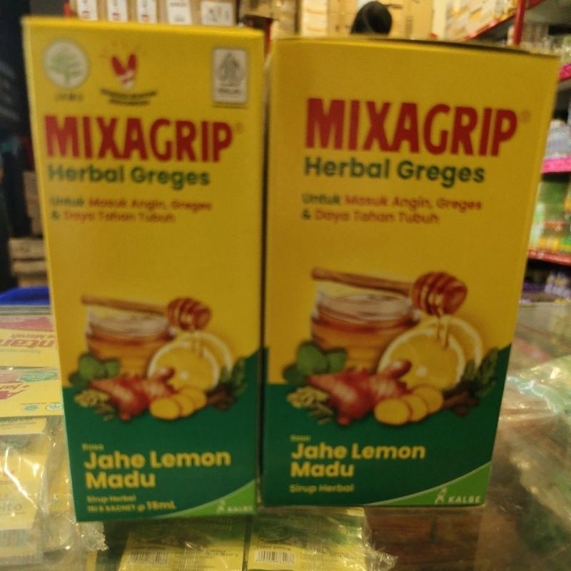 Jual Mixagrip Herbal Greges - 1 Box (isi 6 sachet) jamu herbal ...