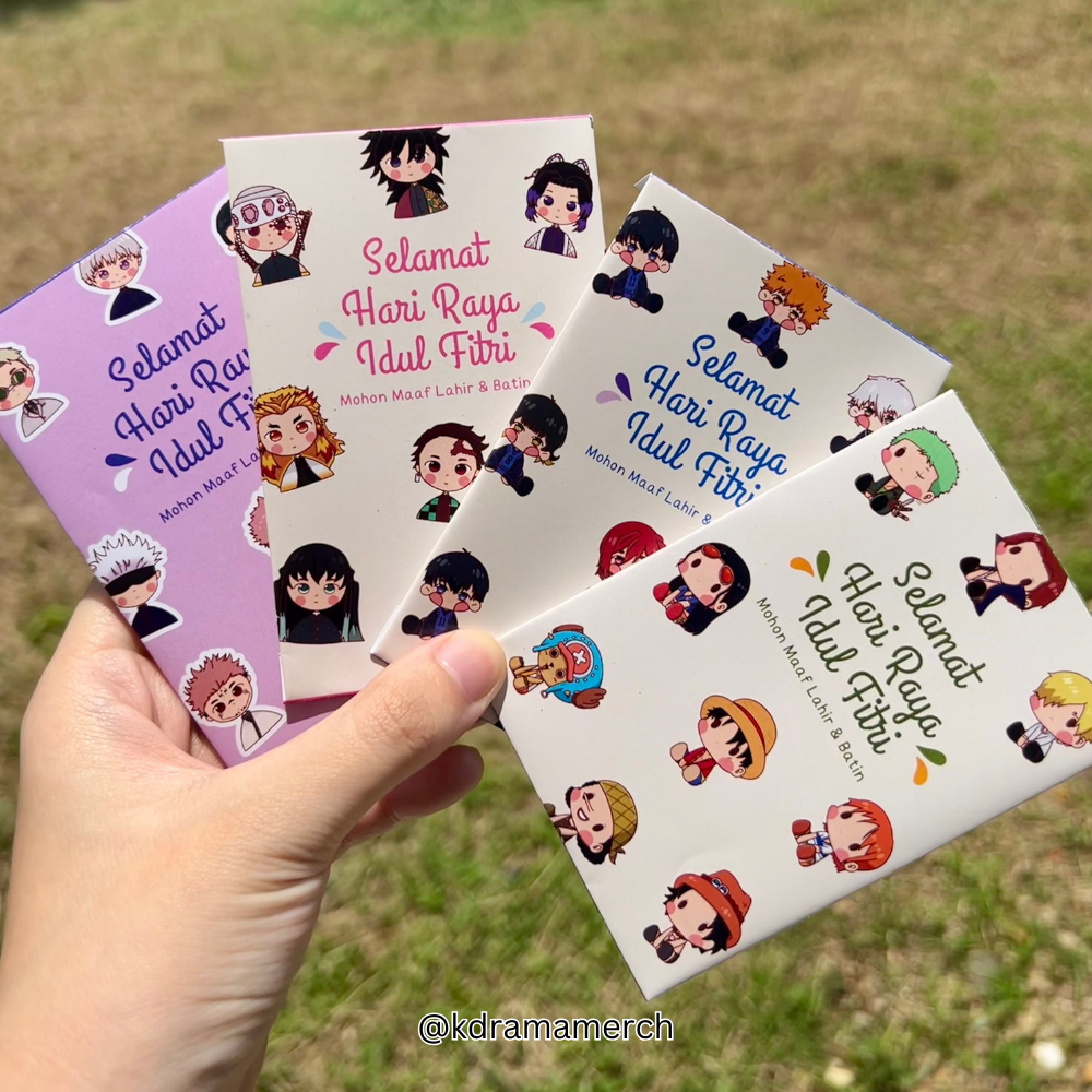 Jual [ISI 12 PCS] AMPLOP LEBARAN ANIME / AMPLOP LEBARAN IDUL FITRI ...