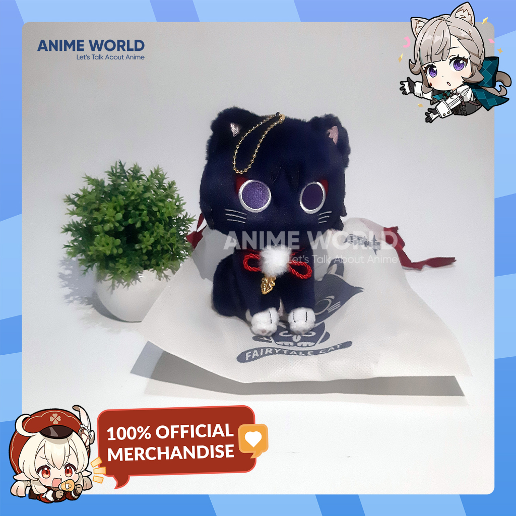 Jual Wanderer / Scaramouche Meow Plush Key Chain - Gantungan Boneka ...