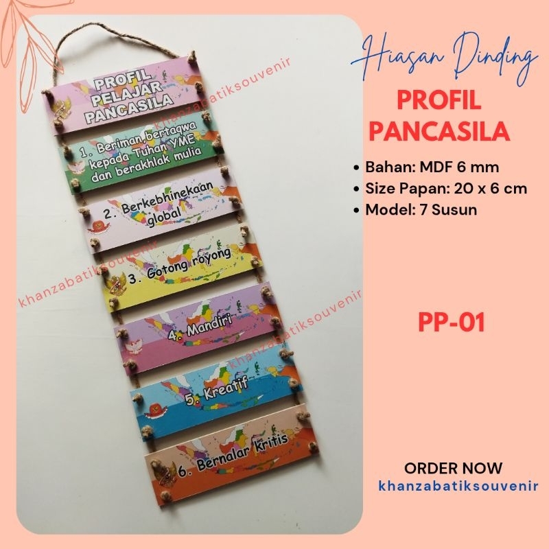 Jual Hiasan dinding kelas profil pelajar pancasila | Shopee Indonesia
