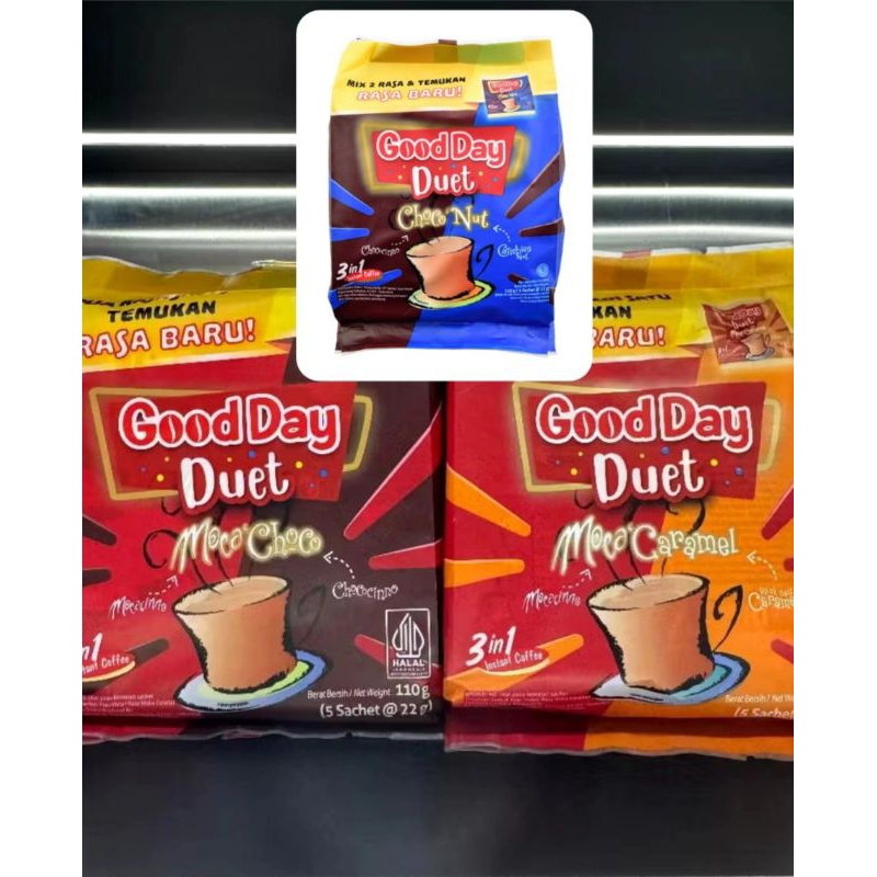 Jual Good Day Duet Variant MOCA CHOCO/CHOCO NUT/MOCA CARAMEL Isi 5 ...