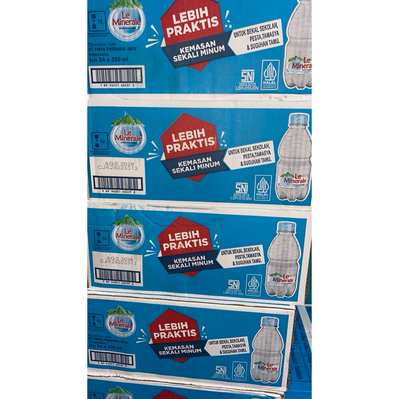 Jual [READY STOCK] Le Minerale Mini 330ml 1 Kardus | Shopee Indonesia