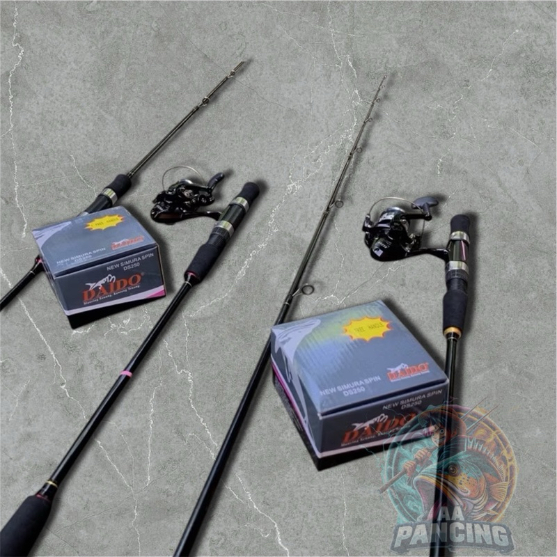 Jual SEPAKET / SATU SET JORAN PANCING LAUT JIGGING FIGHTER PE 1-2 MAX DRAG 12KG + REEL DAIDO ...