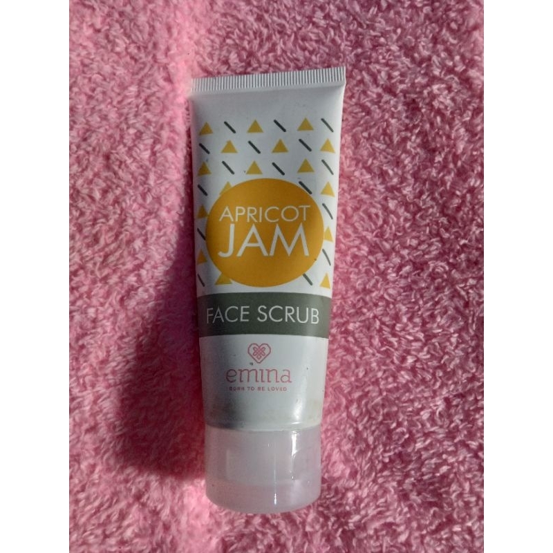 Jual Emina Apricot Jam Face Scrub 60 ml Pembersih Wajah Cuci Muka 60ml ...