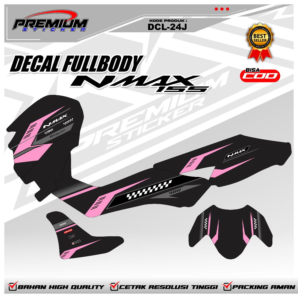 Jual DECAL STICKER MOTOR NMAX 155 FULLBODY/ MOTOR YAMAHA NMAX DESAIN ...