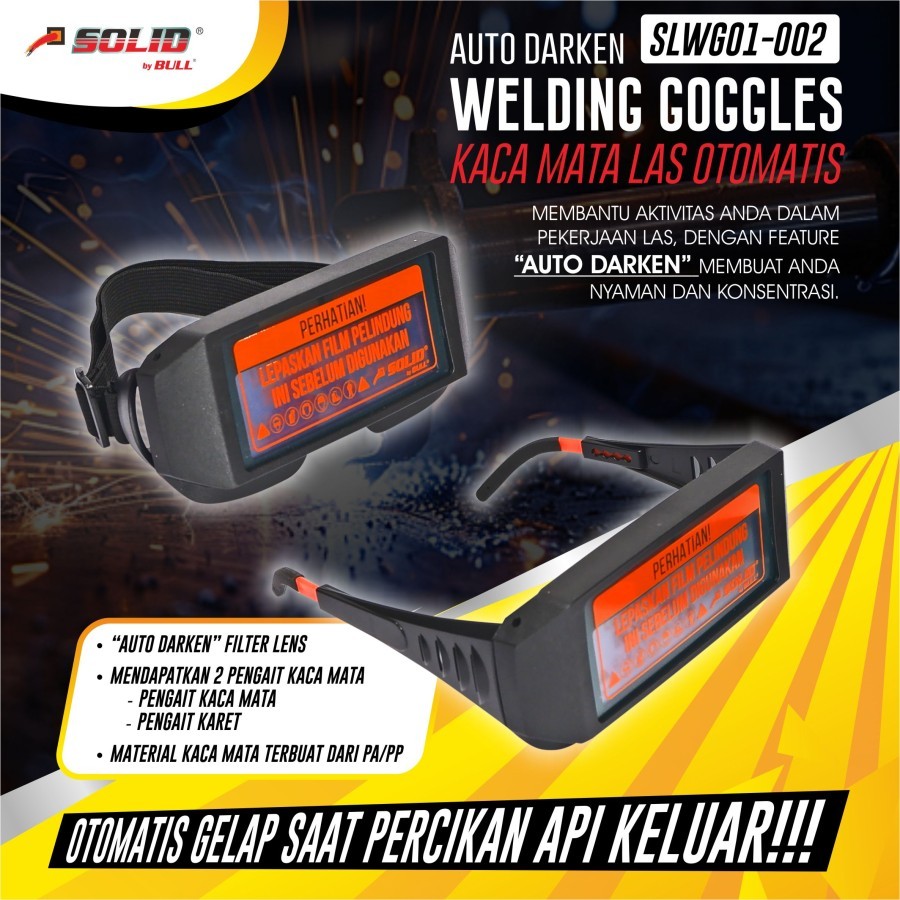 Jual Solid SLWG01-002 kaca mata las autodark | Shopee Indonesia