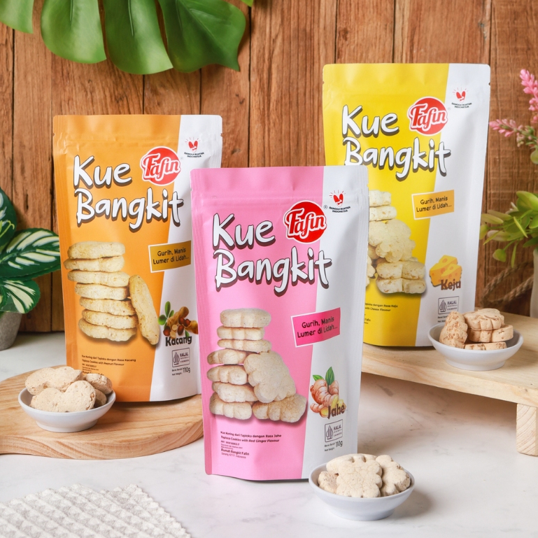 Jual Fafin Kue Bangkit Aci Keju Jahe Kacang 110gr | Shopee Indonesia