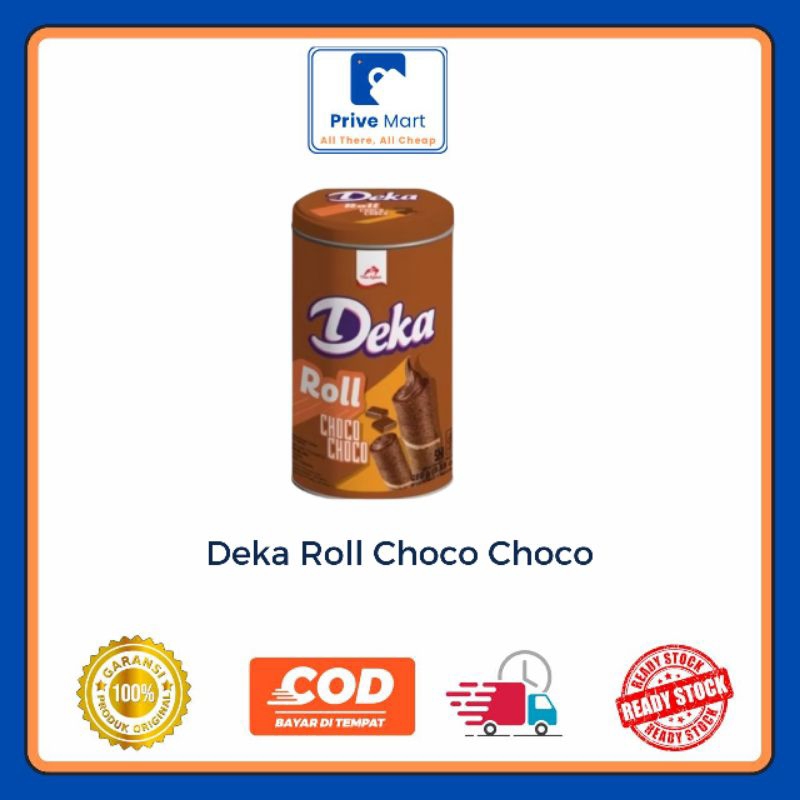 Jual Deka Wafer Roll Choco Choco 280g Prive Mart | Shopee Indonesia
