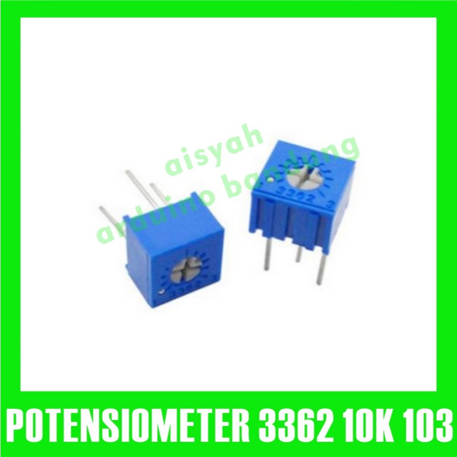 Jual VR 3362P 103 10K OHM POTENTIOMETER POTENSIOMETER 3362 TRIMPOT POTENSIO | Shopee Indonesia