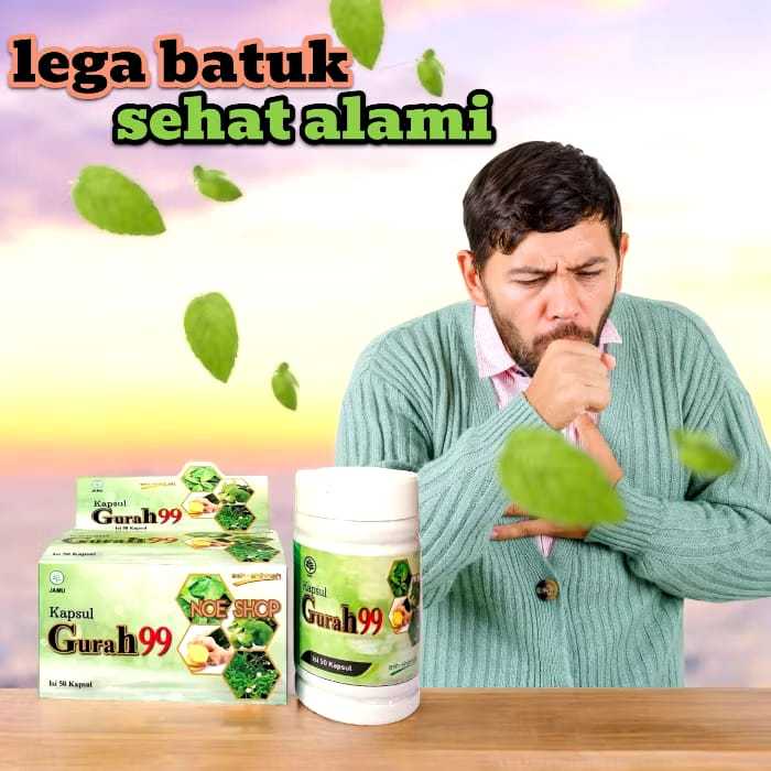 Jual Kapsul Gurah 99 Herbal Pernapasan Isi 100 Obat Paru-Paru TBC ISPA ...