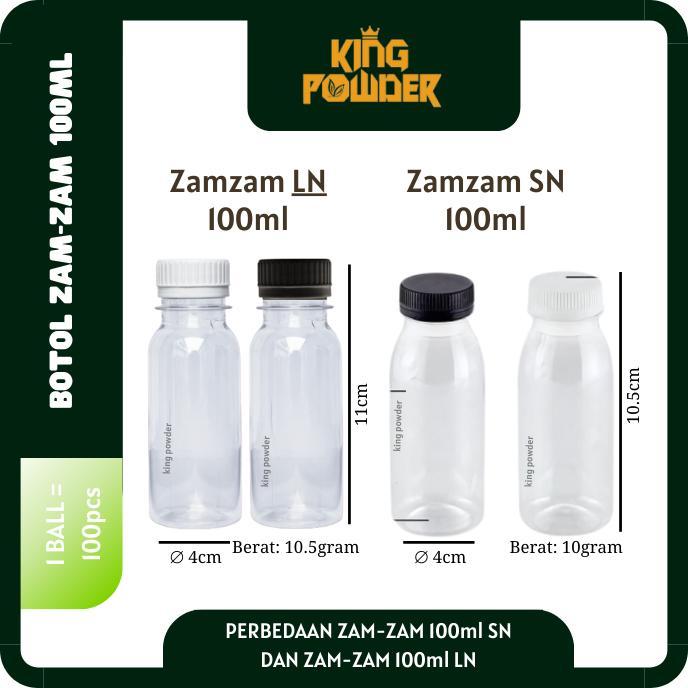 Jual Botol Zam Zam 100 - 120 ml / Botol Plastik Saos / Botol Obat | Shopee Indonesia