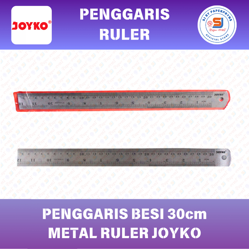 Jual Penggaris Besi / Metal Ruler Joyko 30cm | Shopee Indonesia