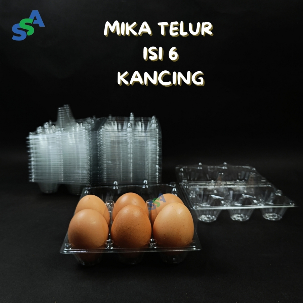 Jual MIKA TELUR ISI 6 ISI 25 PCS / MIKA TELUR KANCING / MIKA TELUR ...