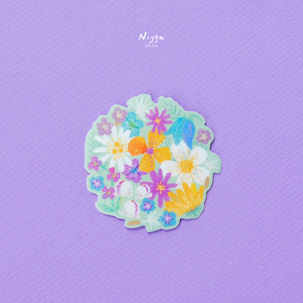 Jual Sticker | Wildflowers: Assemble! | Plant Botanical Sticker ...