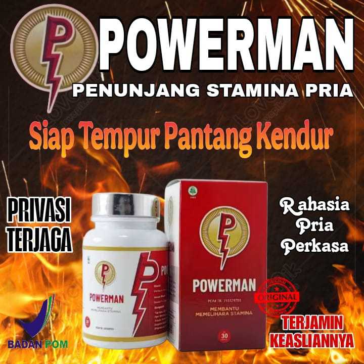 Jual Powerman Herbal Tradisional Obat Obatan Kapsul Stamina Herbal Kuat ...