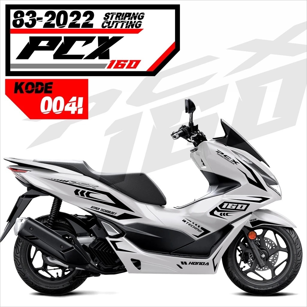 Jual striping pcx 160 new 2022 - stiker motor lis bodi pcx striping ...