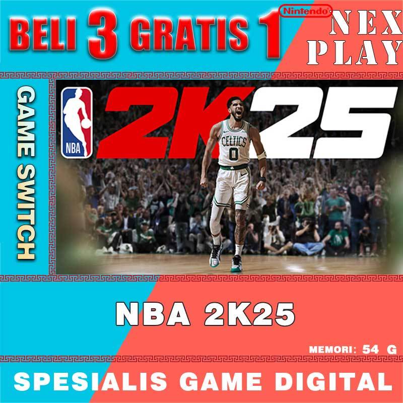 Jual NBA 2K25 Nintendo Switch Digital Game （BELI 3 GRATIS 1) | Shopee ...
