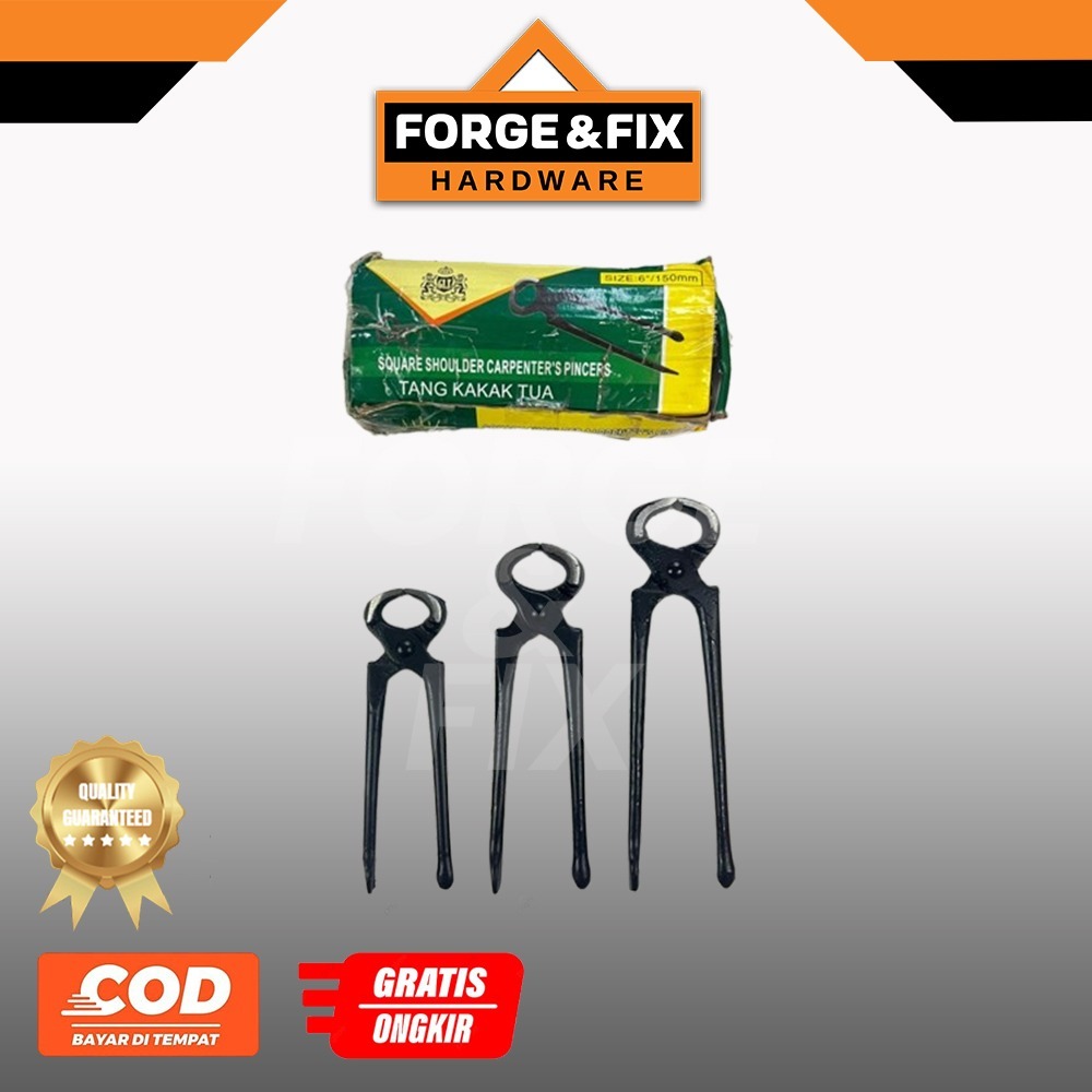Jual GLX Catut Tang Kakak Tua Gagang Besi Carpenter Plier 6 7 8 Inch ...