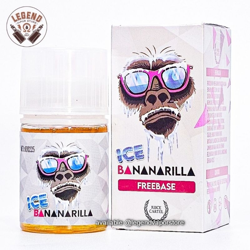 Jual FREEBASE - LIQUID BANANARILLA ICE Banana Strawberry Smoothies Ice ...