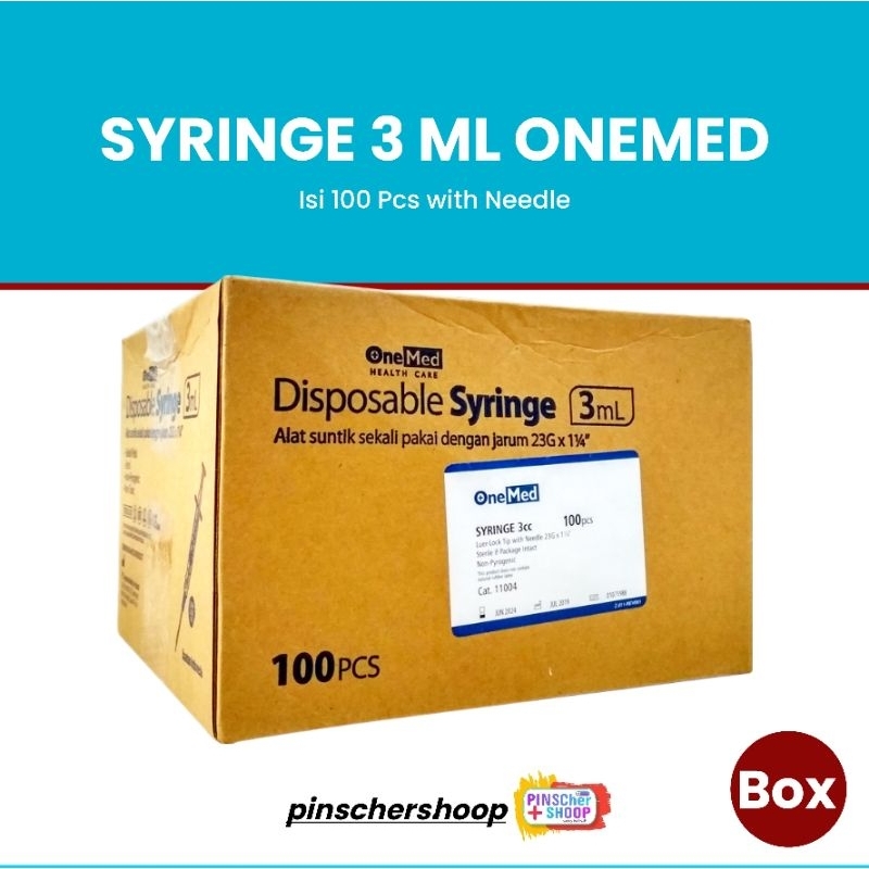 Jual Syringe 3 Ml Disposable Spuit 3 Cc Alat Suntik Medis Steril Sekali ...