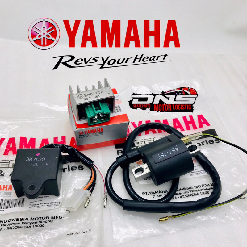Jual PAKET PENGAPIAN 3 ITEM CDI+KIPROK+COIL YAMAHA RX KING SERIES 135CC OLD/NEW PNP RX SPESIAL ...