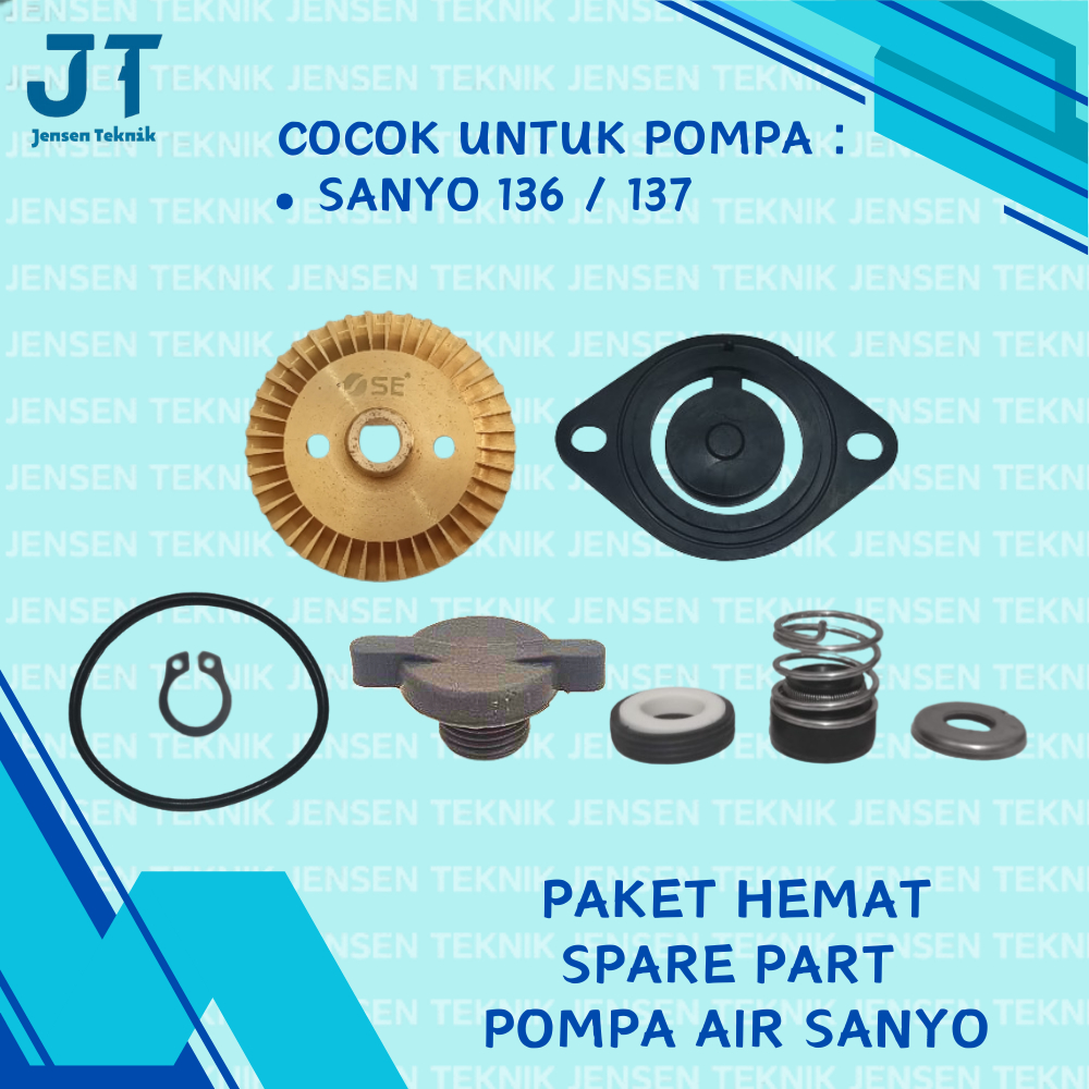 Jual Spare Part Pompa Air Sanyo 136/137 Paket Hemat | Shopee Indonesia