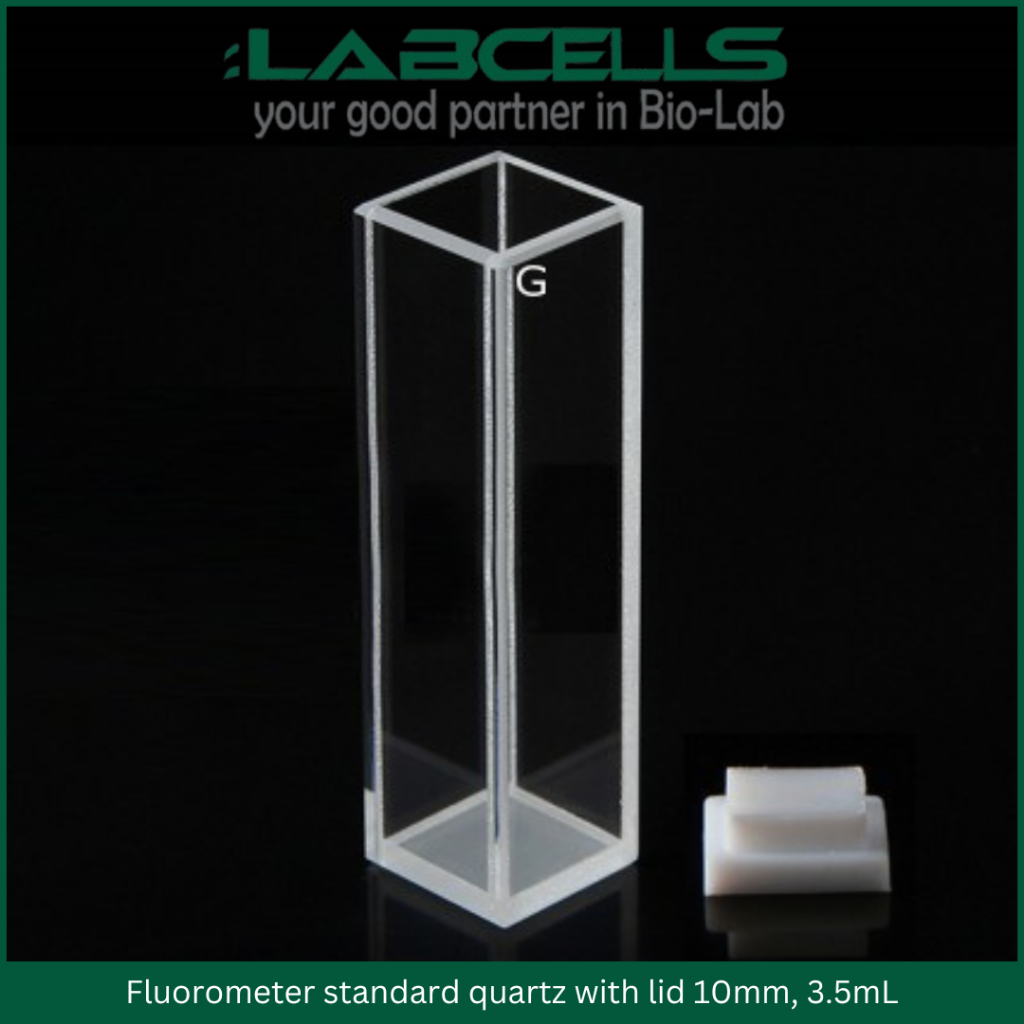 Jual Fluorometer standard quartz with lid cuvettes fluoresent ...