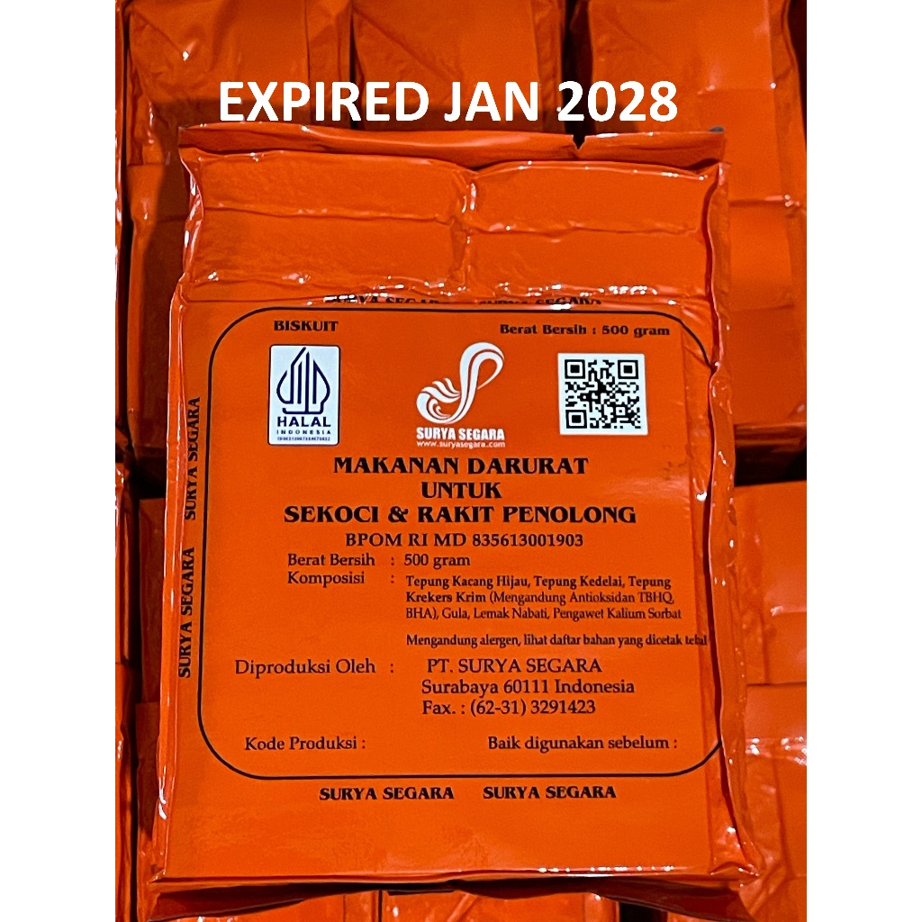 Jual Surya Segara Ransum Darurat / Food Ration / Ransum MRE / Makanan ...