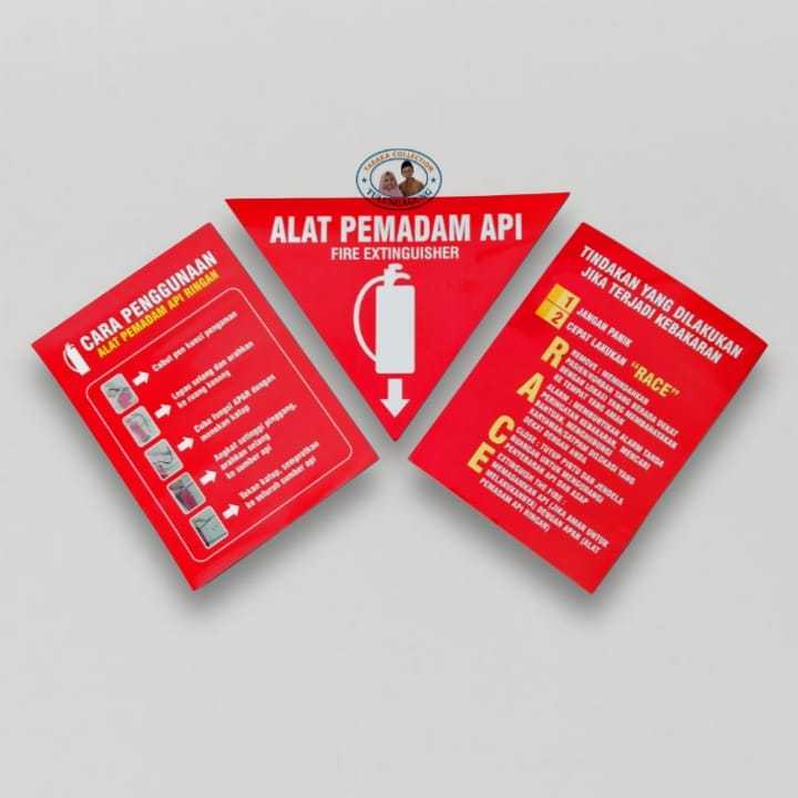 Jual Stiker Cara Penggunaan APAR | Stiker Tanda APAR | Stiker Pemadam ...