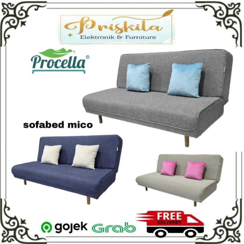 Jual sofabed mico / sofabed procella / sofa bed minimalis/ sofa bisa ...