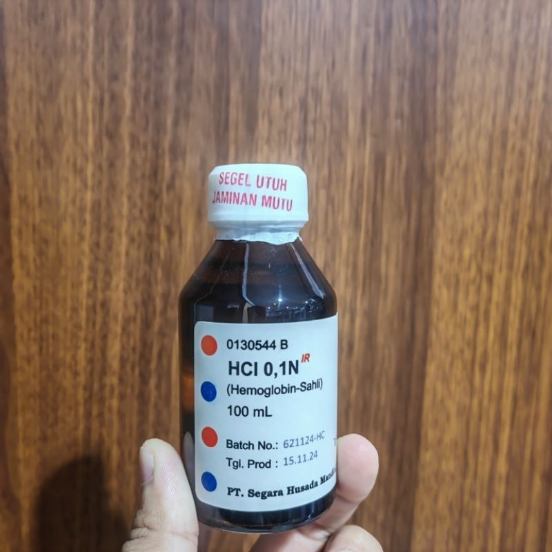 Jual CAIRAN HCL 0,1N 100ML INDOREAGEN SAHLI | Shopee Indonesia