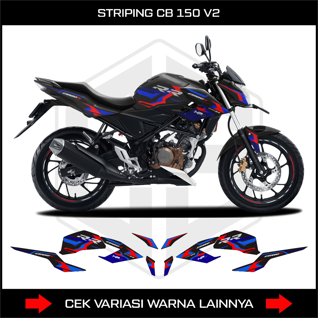 Jual STRIPING CB150R NEW / DECAL STIKER CB 150 V2 LIVERY KRT BMW ...