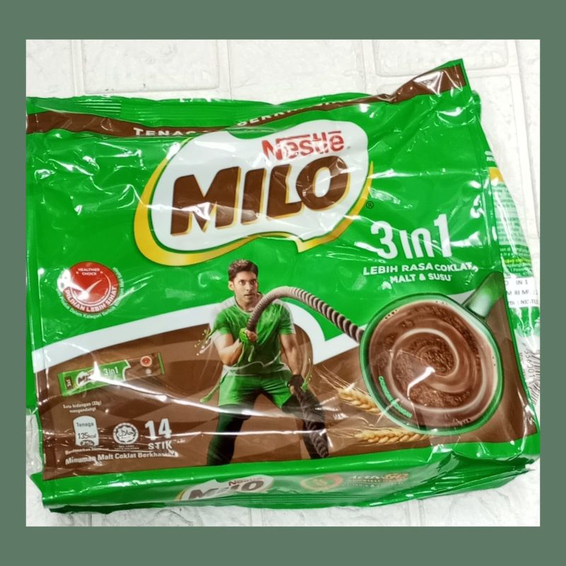 Jual Milo Malaysia sachet isi 14stik/14pcs | Shopee Indonesia