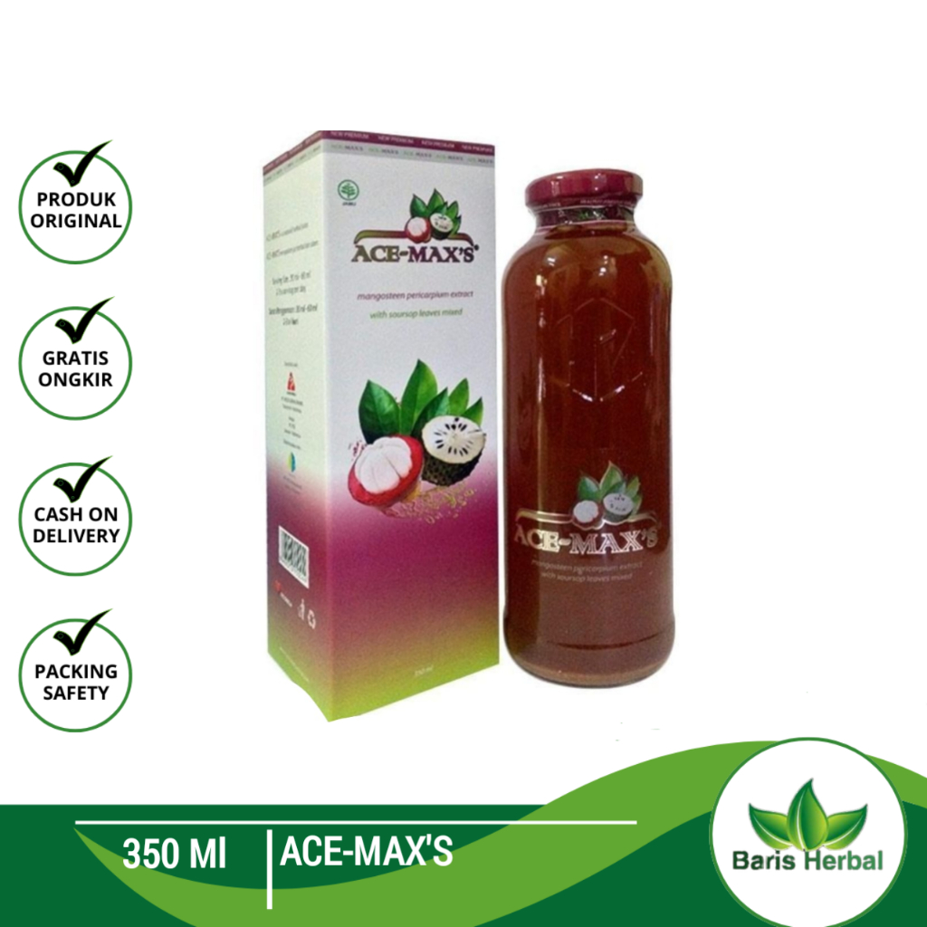 Jual Ace-Max's| Acemaxs Ekstrak Kulit Manggis dan Sirsak 350 ml ORIGINAL | Shopee Indonesia